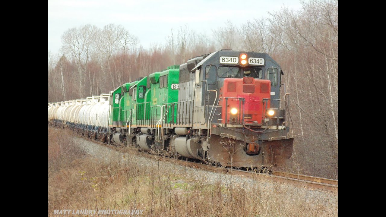 HLCX 6340 East, at Tracy, New Brunswick 11-09-2014. - YouTube