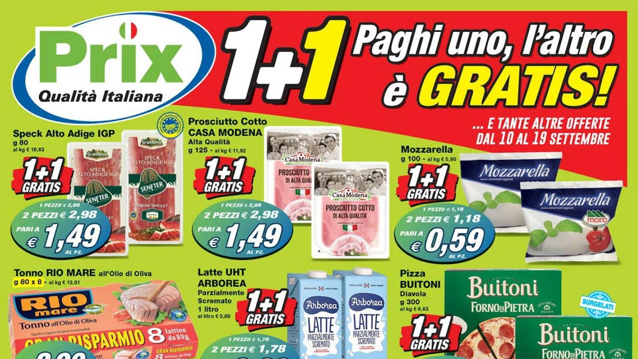volantino PRIX dal 10 al 19 settembre 2024 #volantino - YouTube