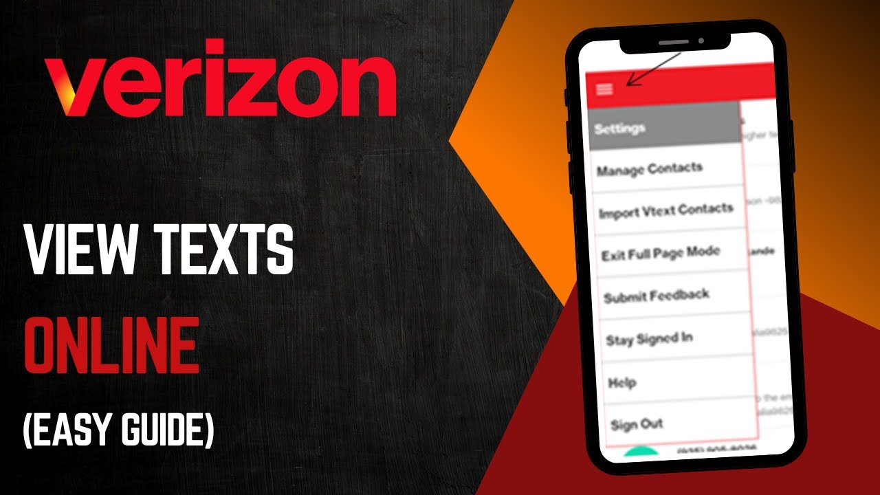 How To View Verizon Text Messages Online - YouTube