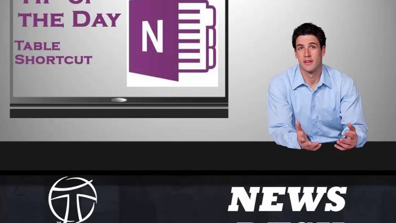 010 OneNote TOD Table Shortcut YouTube 010 OneNote TOD Table Shortcut YouTube