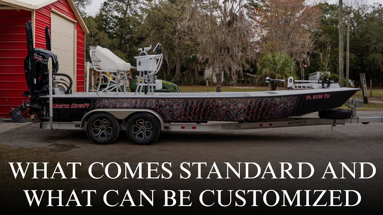 What Comes Standard And What Can Be Customized | Micro Draft Skiffs ...