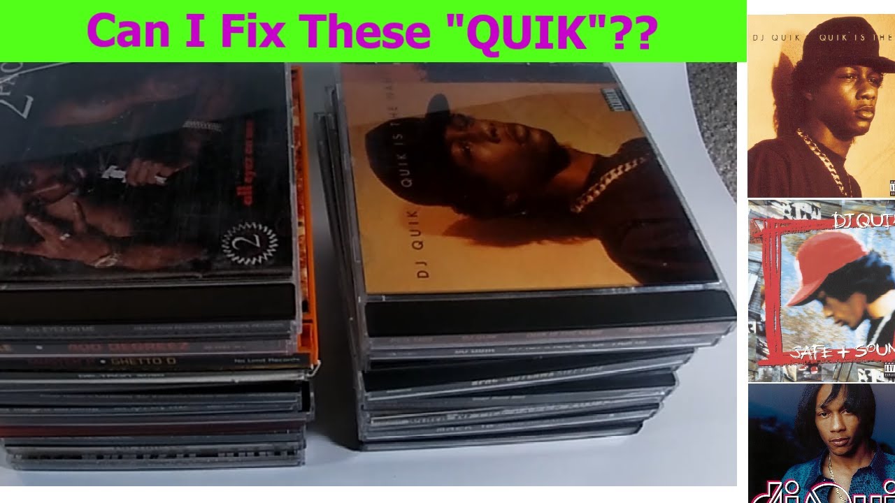 Can I fix my scratched CD's with the JFJ Easy Pro (DJ Quik Re-up) - YouTube
