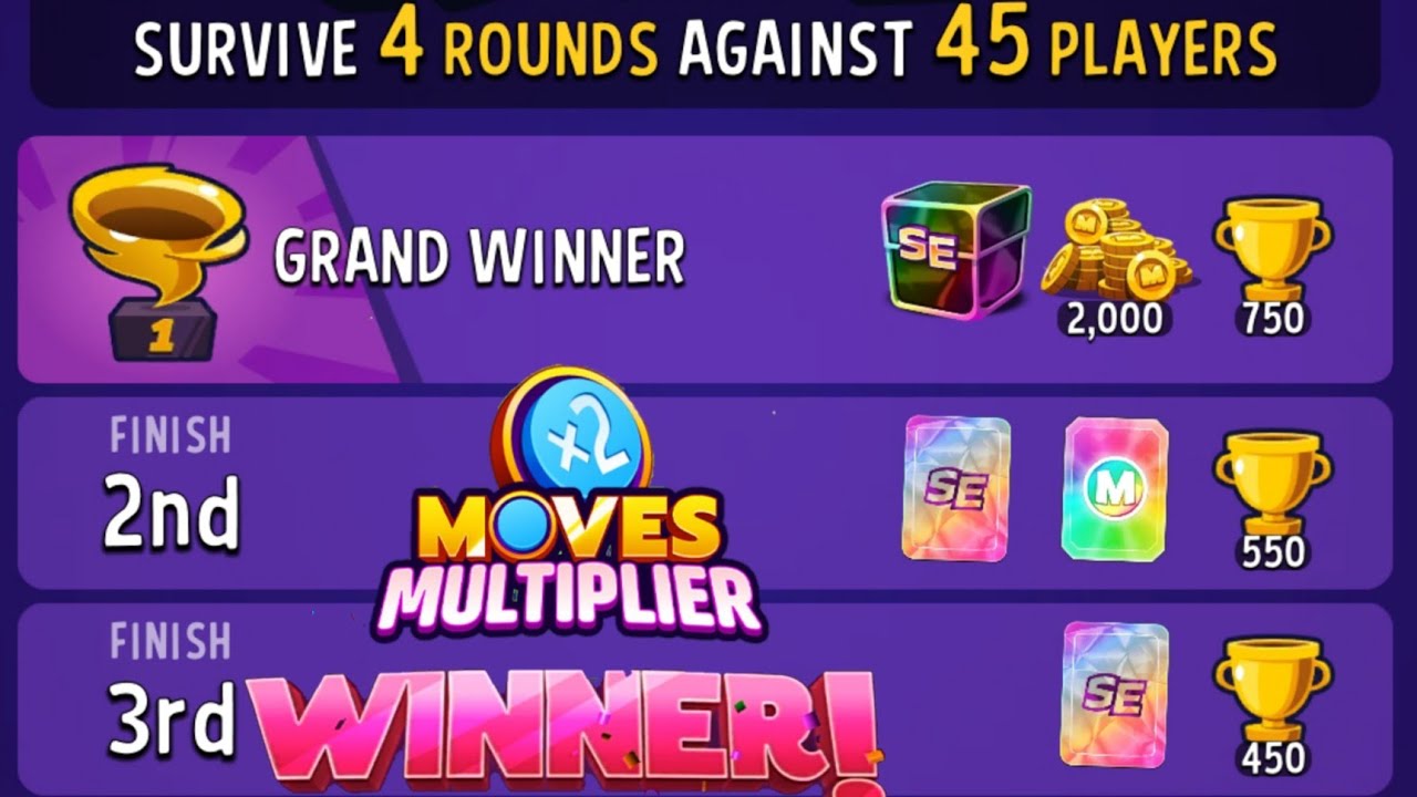 moves multiplier super sized rumble match | match masters moves ...