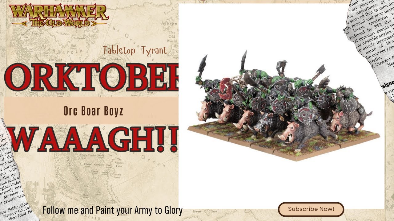 Lets Talk: Warhammer Orc Boar Boy Mob - YouTube