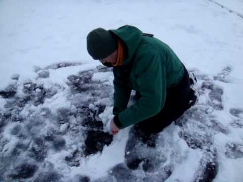 Ice Fishing Lake Hopatcong NJ - YouTube