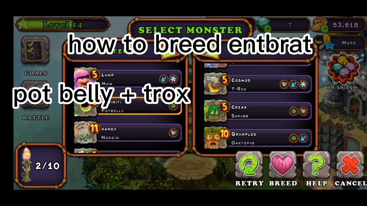How to breed entbrat - YouTube