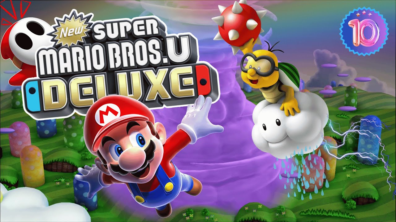 Father-Daughter Teamwork in New Super Mario Bros. U Deluxe - #10 - YouTube