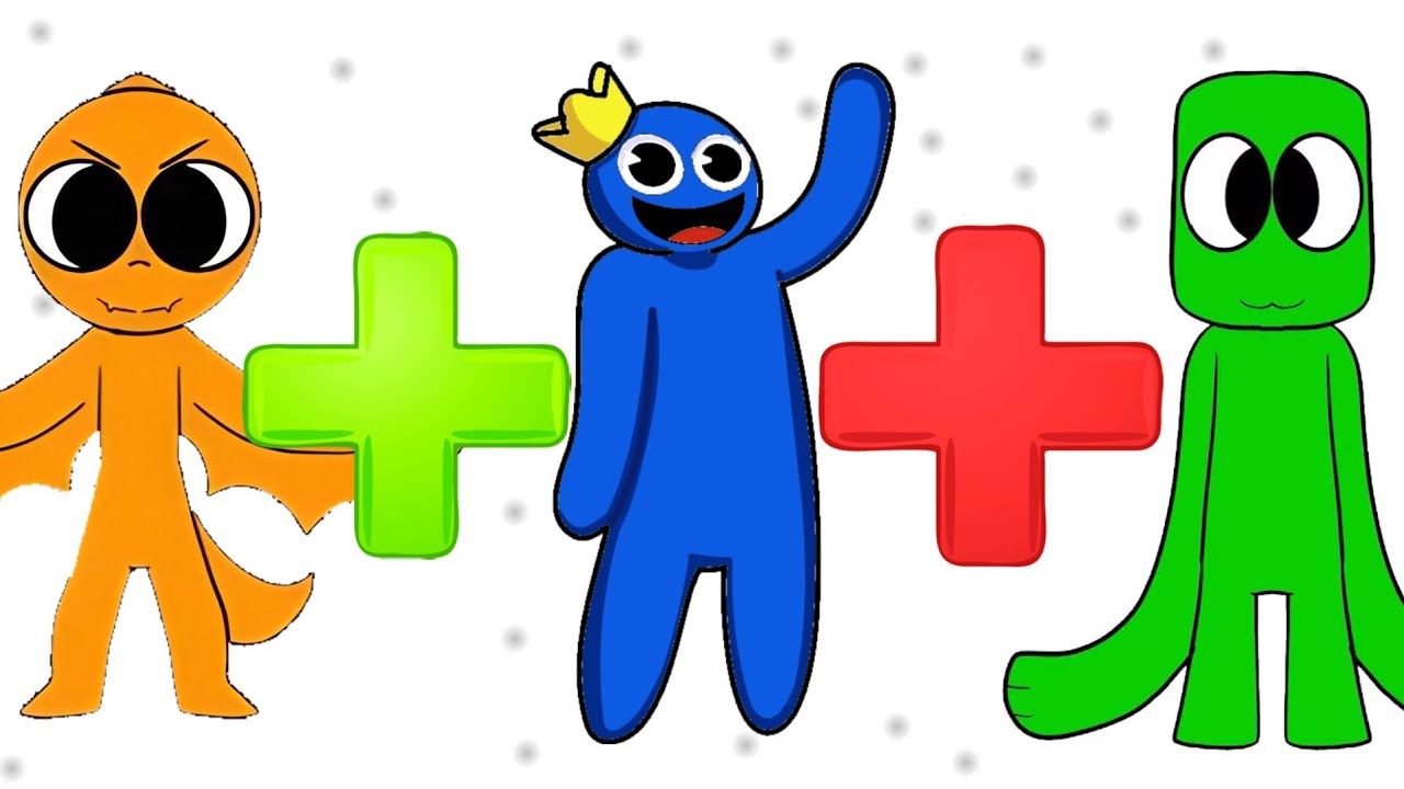 😱 Orange + Blue + Green = ??? 😱 Roblox Rainbow Friends Animation - YouTube