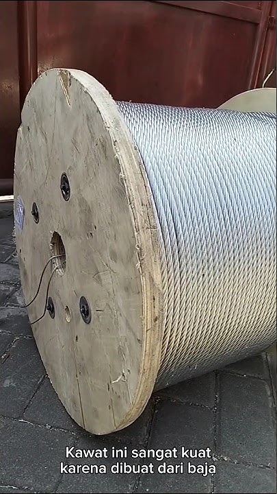KAWAT SELING WIRE ROPE GALVANIZED LOMAX - YouTube