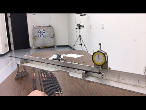 RAM arrow spine/straightness machine and arrow building tips - YouTube