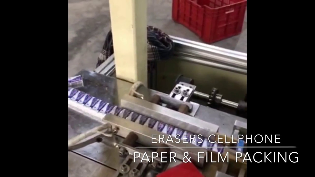Best auto eraser paper and bopp film sleeving and wrapping machine ...