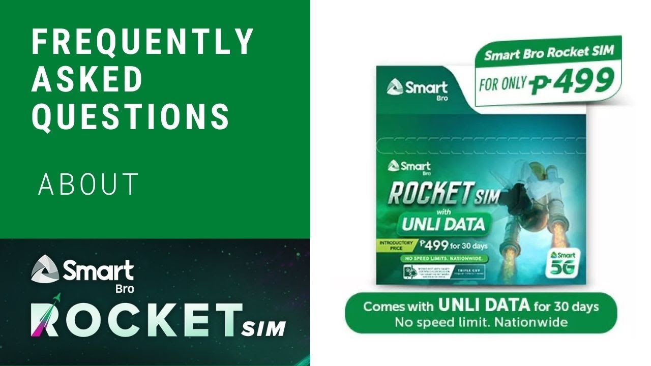 Frequently Asked Questions about Smart Bro Rocket SIM - YouTube