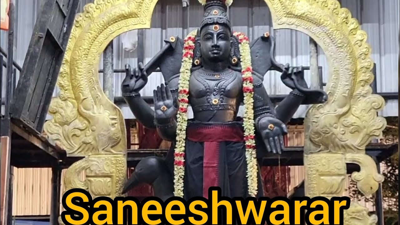 Saneeshwarar statue making #stonesculpture #art #india #ammantemple # ...