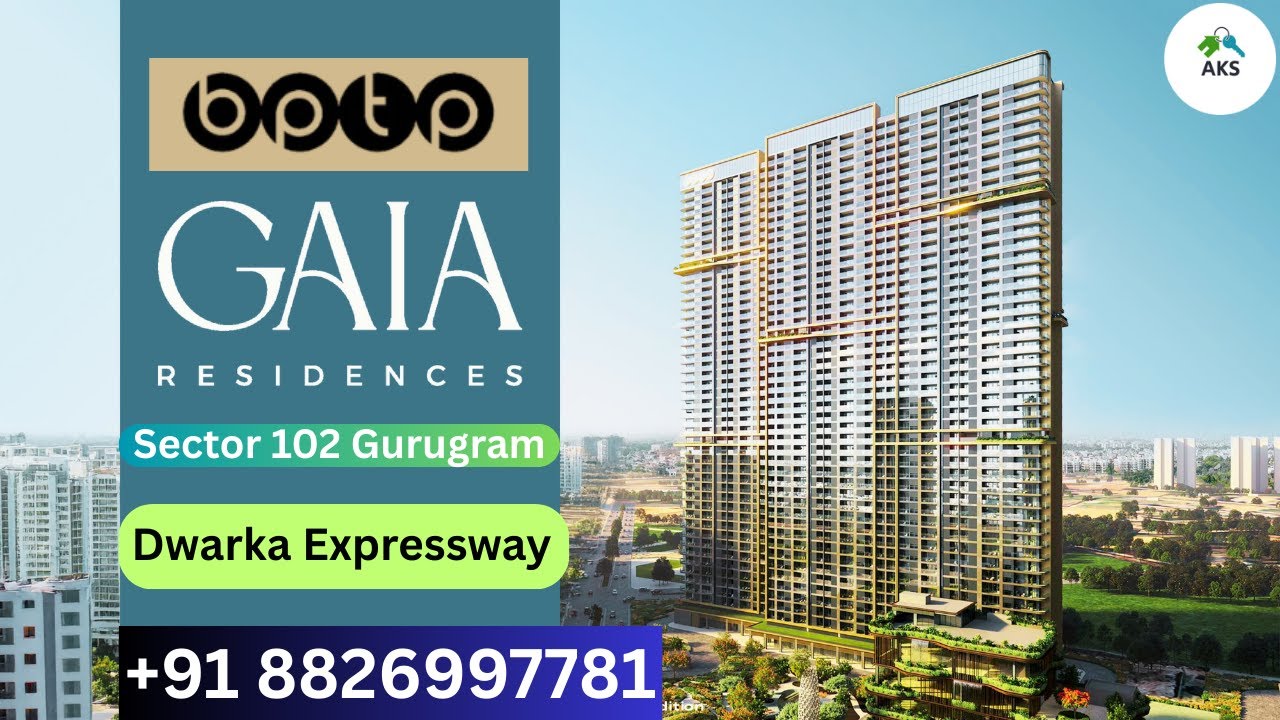 Bptp GAIA Residences is a new launch project in Sector 102, Gurgaon ...