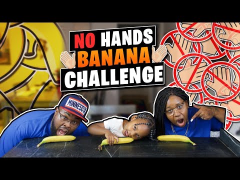 NO HANDS BANANA CHALLENGE 🍌