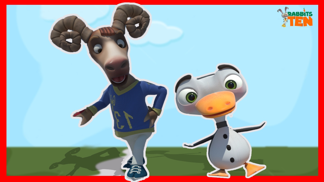10 Friends - Funny Cartoon Movie for kids - 10 Friends of Rabbit`s ...