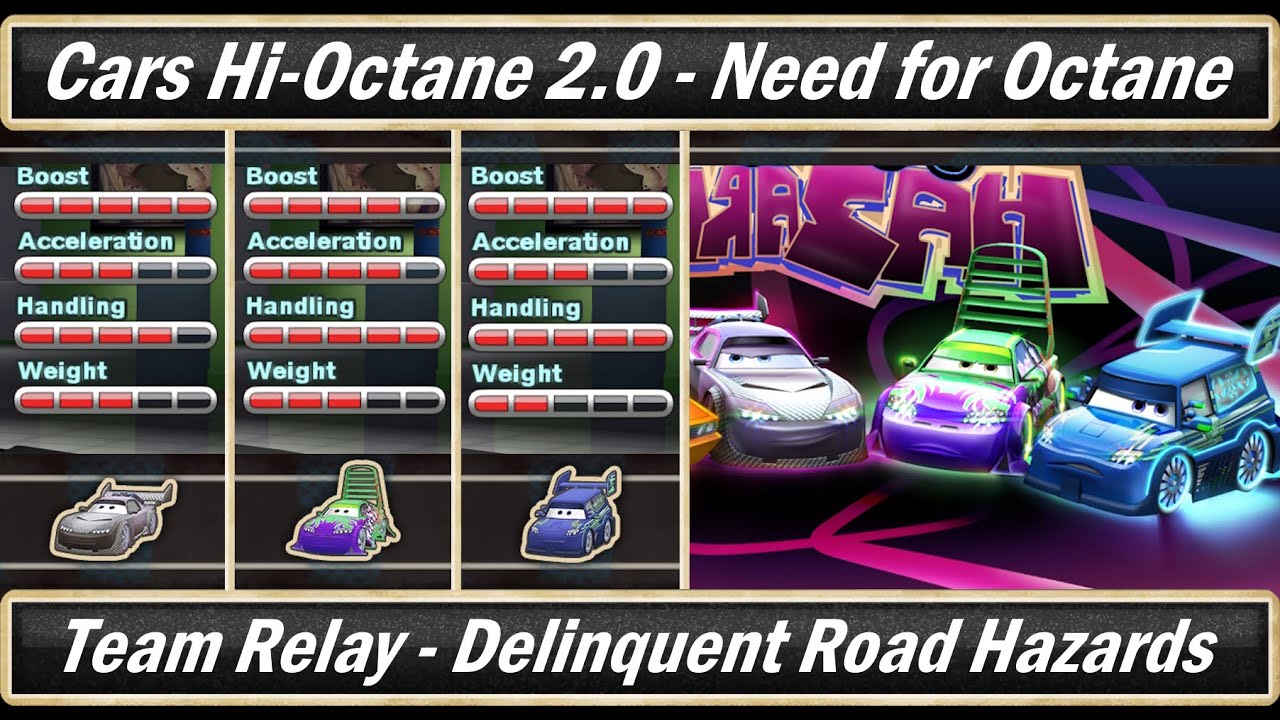 Cars: Hi-Octane 2.0 Playtest - Team Relay 2 - Delinquent Road Hazards ...