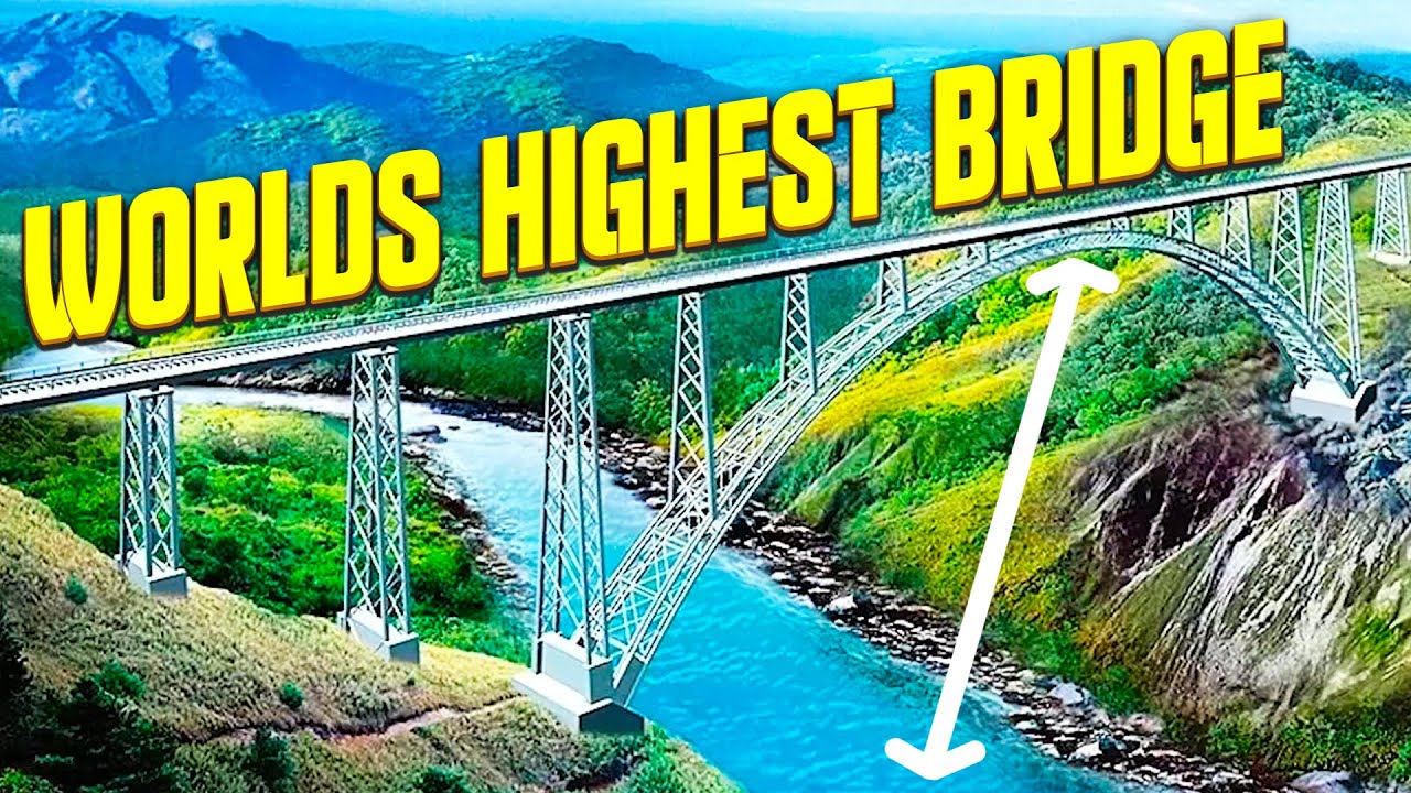 Chenab Bridge Latest Update - Worlds Highest Bridge - YouTube