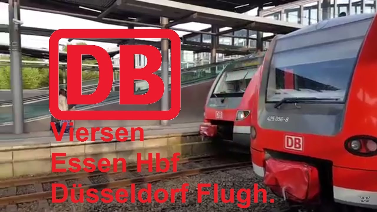 Züge Trains in Viersen, Essen Hbf and Düsseldorf Flughafen Airport ...