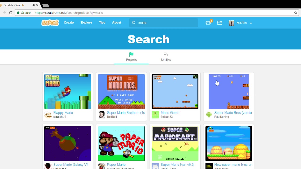 Scratch Random Browsing - YouTube