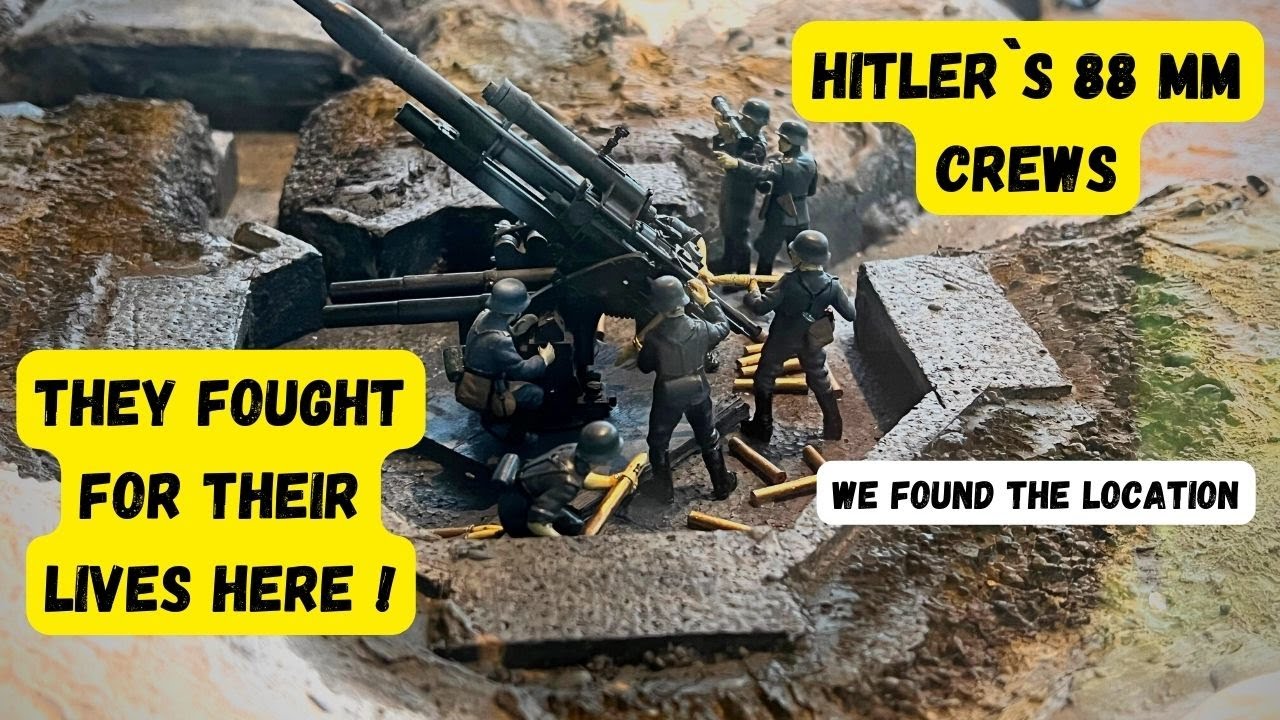 Hitler`s 88 mm gun crews fought for their lives here ! - YouTube