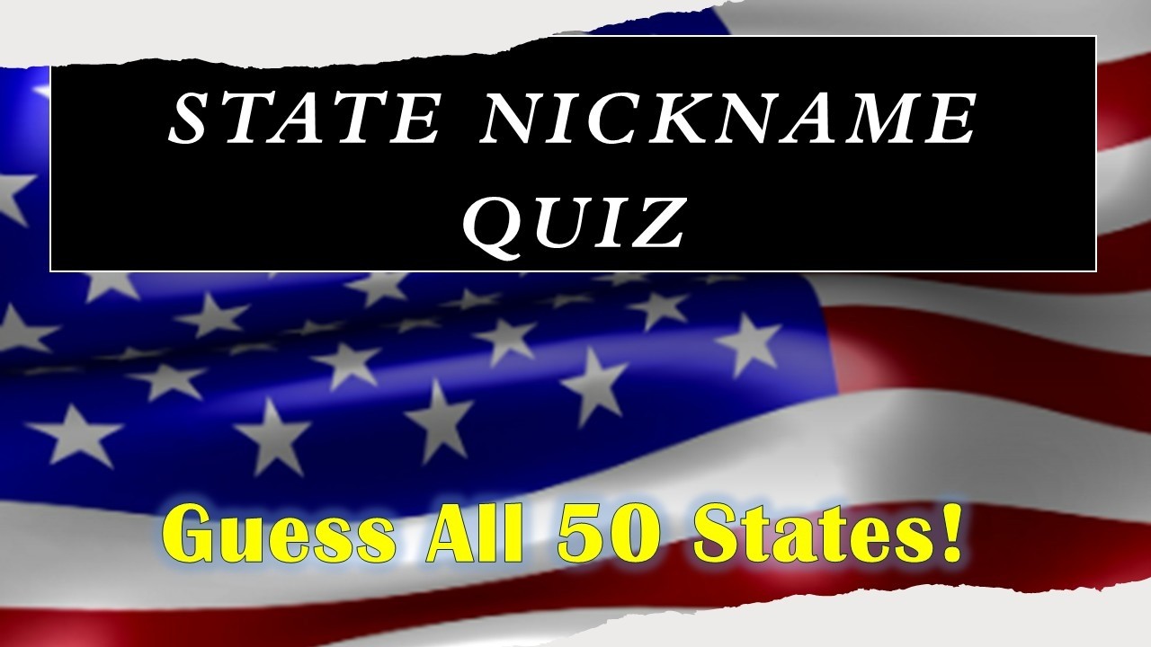 USA State Nickname QUIZ 🌎 Can you get all 50? Fun Family Trivia! - YouTube