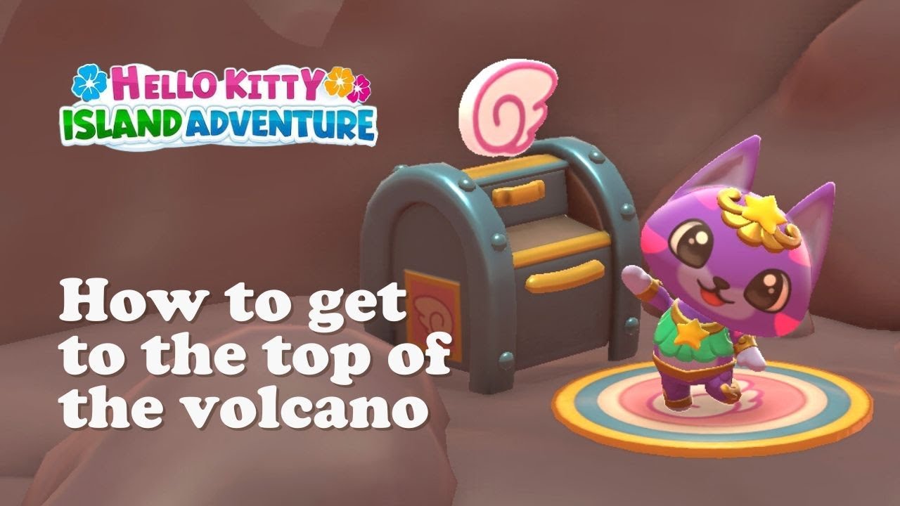 Hello Kitty Island Adventure: How to Get to the Top of the Volcano ...