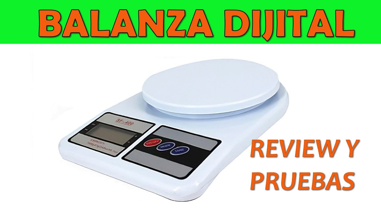 Mini Balanza Digital Portatil SD 400 hasta 10Kg - YouTube