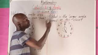 How to calculate angles on clock faces