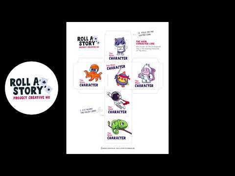 Story Elements Dice Game with Graphic Organizer | Roll a Story | Story Starters