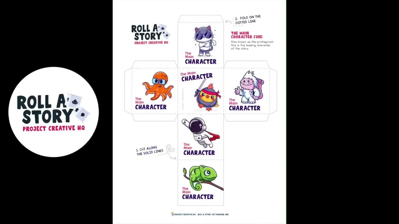 Story Elements Dice Game with Graphic Organizer | Roll a Story | Story ...