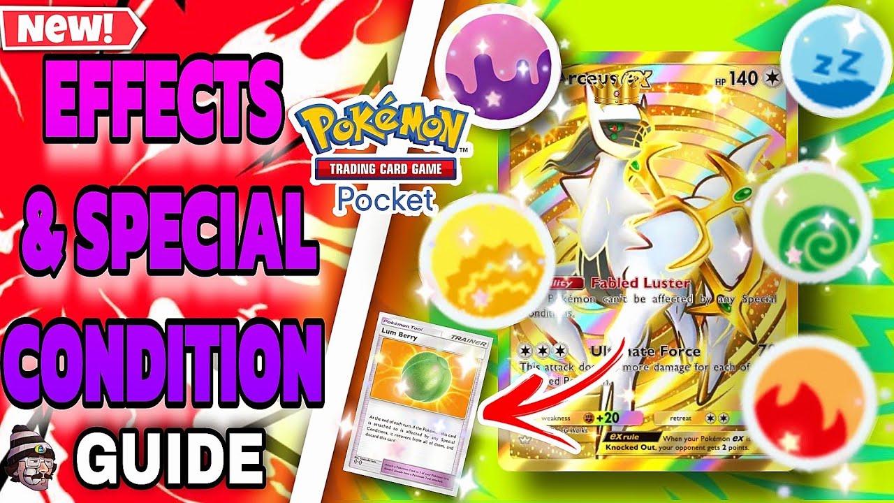 Every Status Effect in Pokémon TCG Pocket EXPLAINED! (And How to ...