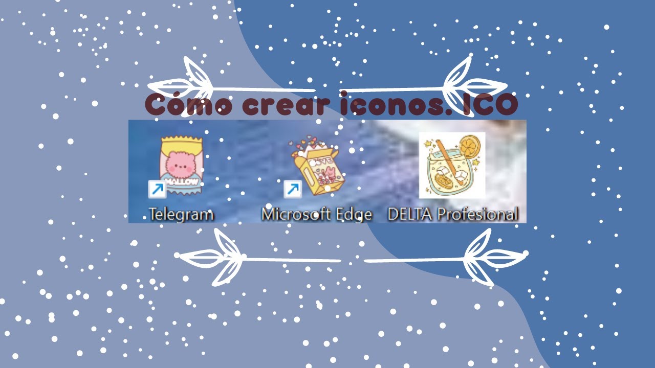 💗cómo crear iconos. ICO💗 - YouTube