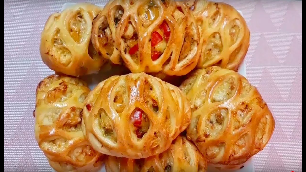 Mini pain farci à la dinde et poivrons - YouTube