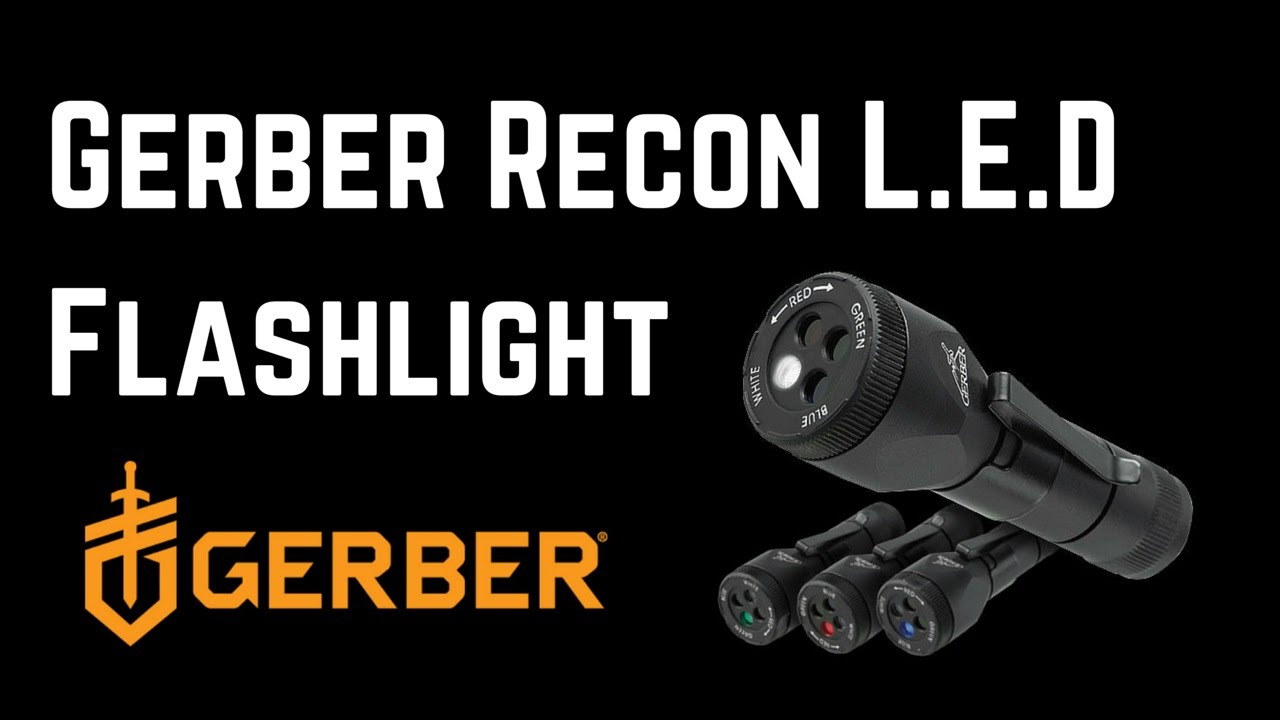 Gerber Recon Flashlight - YouTube