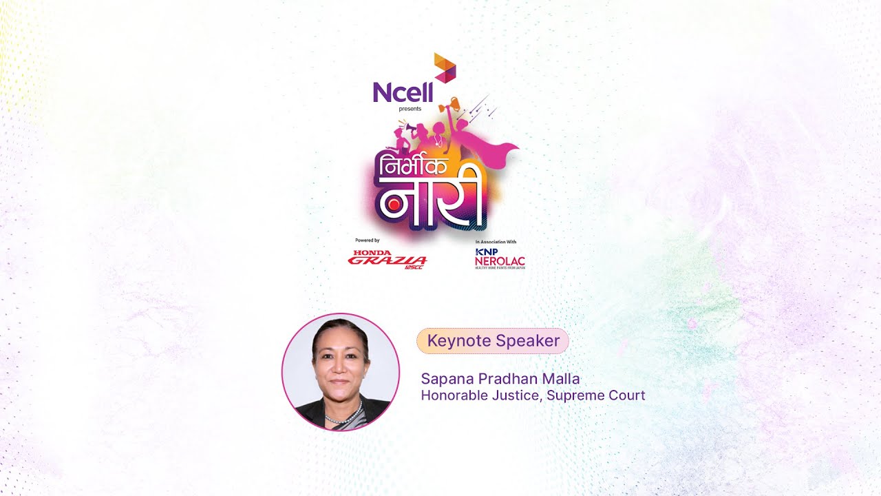 Keynote Speaker - Sapana Pradhan Malla | Nirvik Nari - LIVE - YouTube