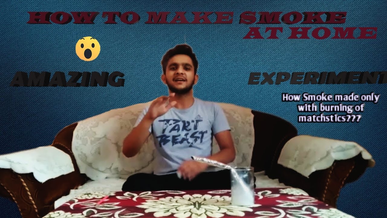 Amazing smoke Experiment at home|| what is the reason behind smoke ...