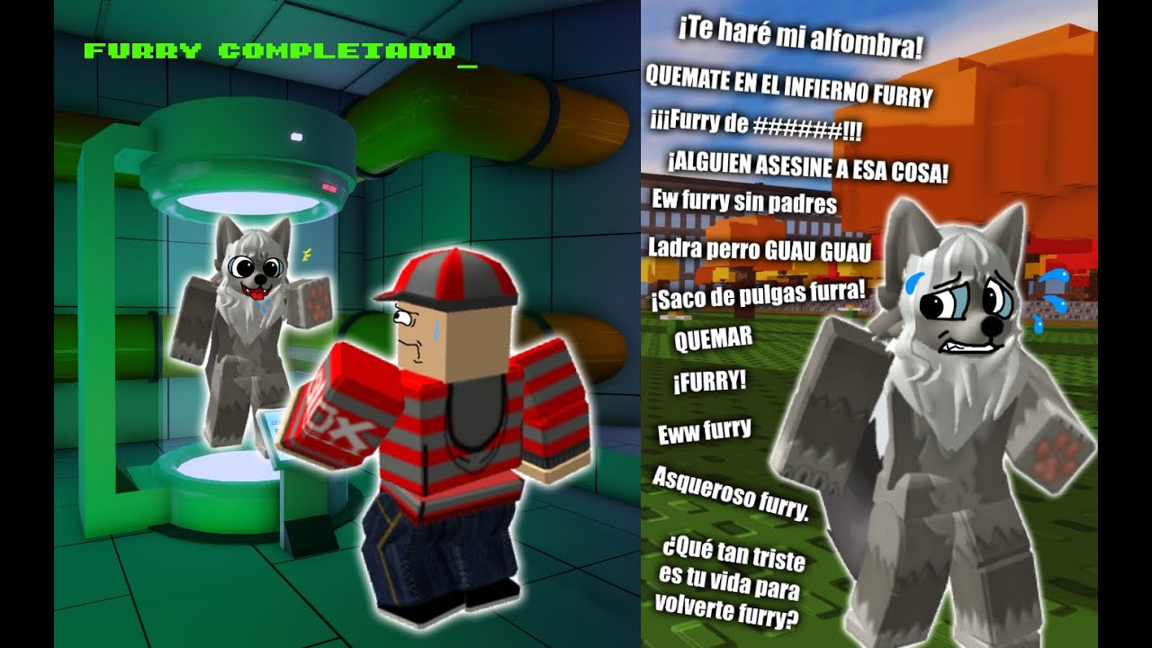 Siendo un furry en Roblox | Experimento social - YouTube