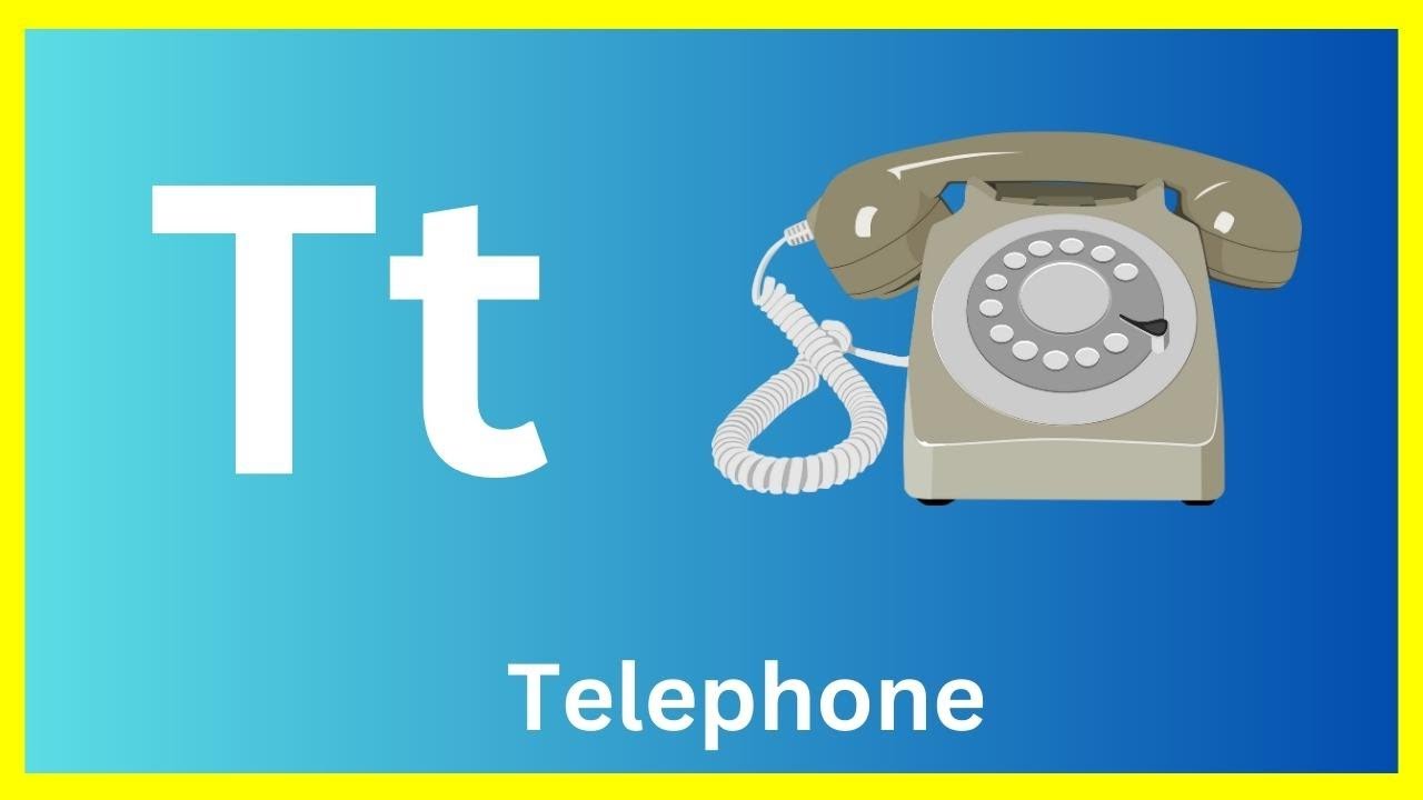 Learn letter T with Scope Kid |Toys, Teeth, Toast & Telephone #alphabet ...