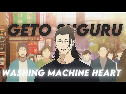 Geto Suguru - [EDIT] Washing Machine Heart - YouTube