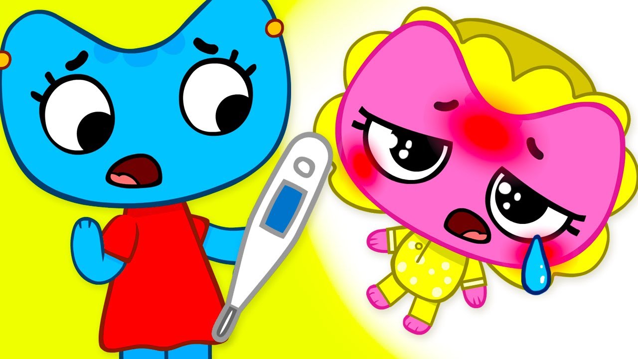 Sick Song #2 | Kit and Kate Nursery Rhymes & Kids Songs - YouTube