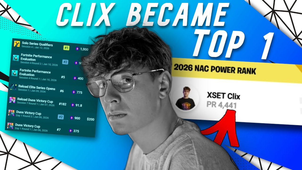HOW Clix became TOP 1 in 12 days! 🏆 - YouTube
