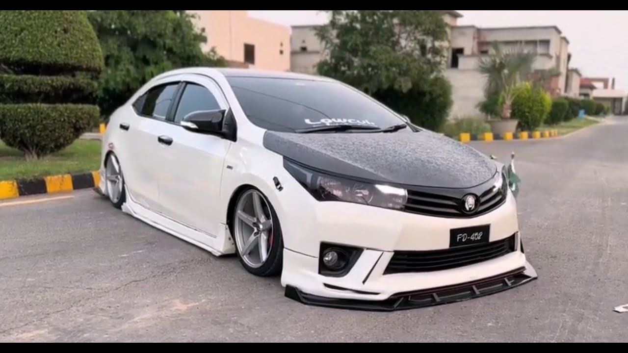 Toyota Corolla on Air Suspension || Cv3 || Corolla Modifications ...