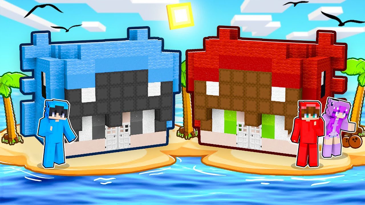 Moni vs Tofi vs Lia: EN GÜVENLİ Minecraft TATİL Evi Yapı Kapışması ...