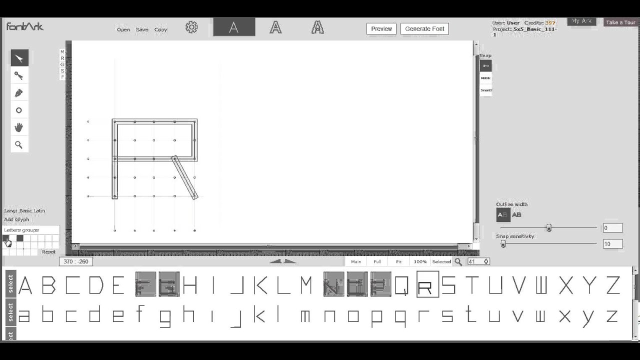 FontArk's basics - Working with Letter groups - YouTube