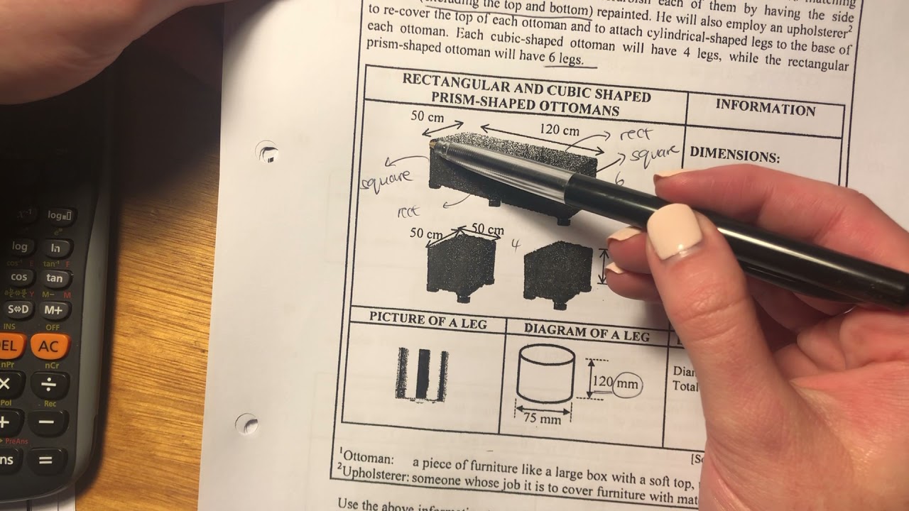 Maths Lit - Paper 1 Nov 2020 (Q3.1 - measurement, area & volume) - YouTube