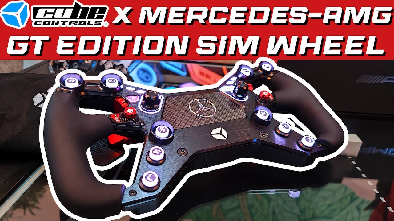 Cube Controls x Mercedes-AMG GT Edition SIM Wheel - Experience 🤩 - YouTube