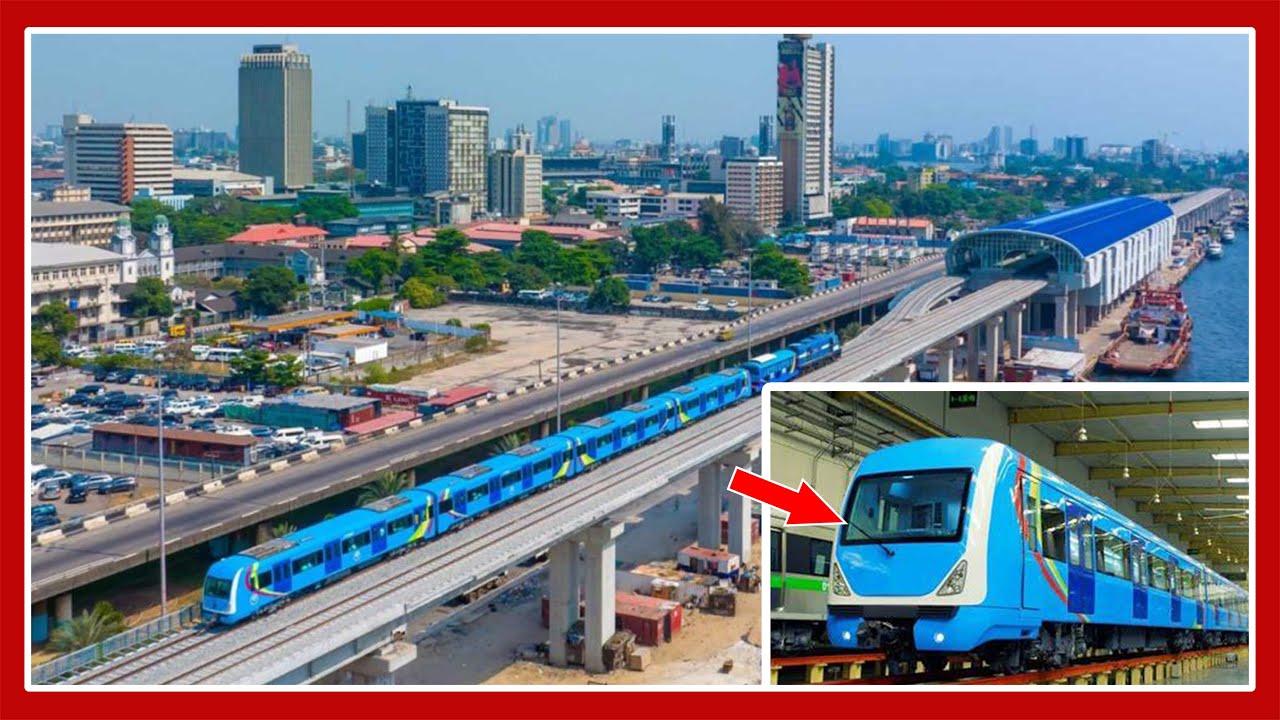 Nigerian's First Electric Train, "Lagos Blue Line" Takes its First ...