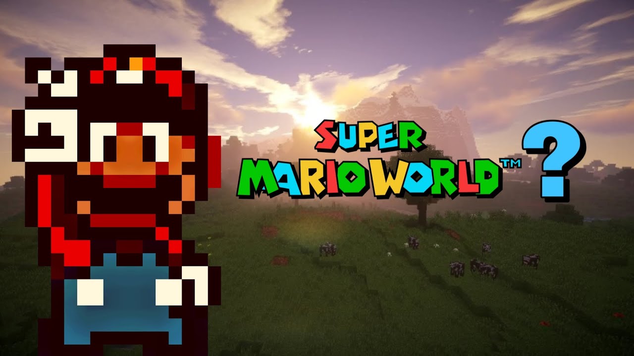 Mario Plays Minecraft… - YouTube
