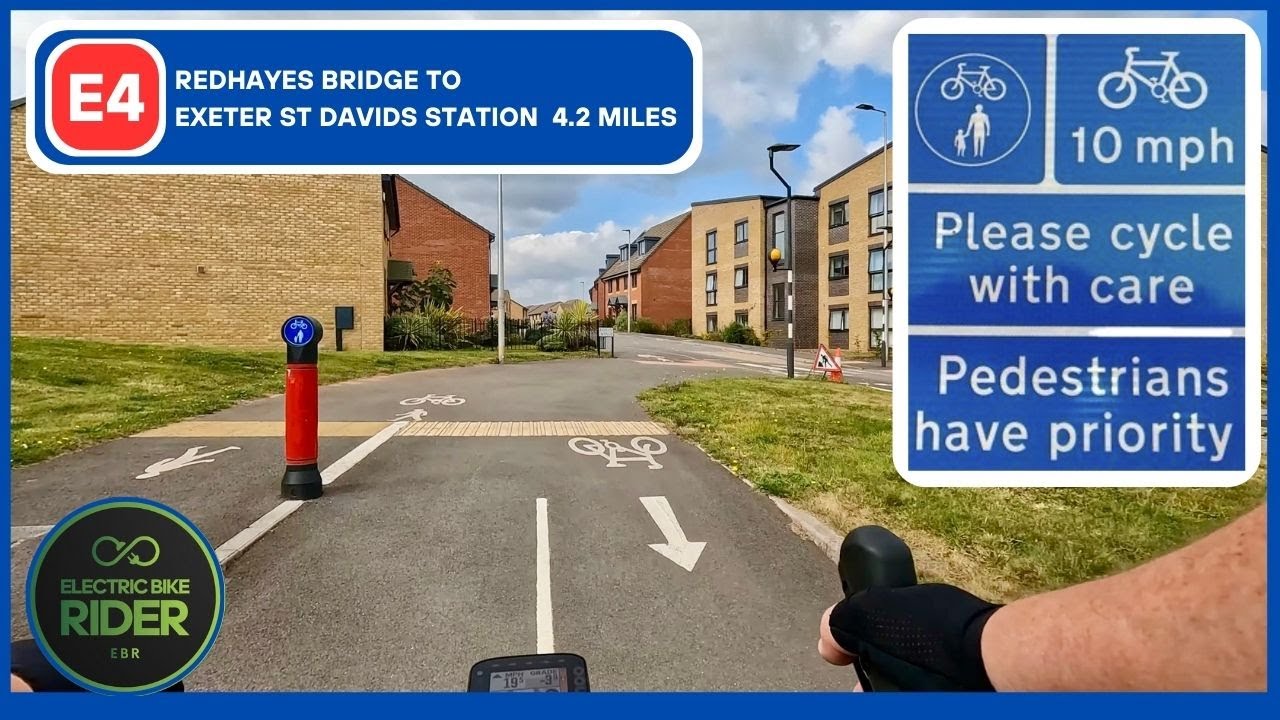 E4 Cycle Route: Redhayes Bridge to Exeter St Davids Station 4.2 Miles ...